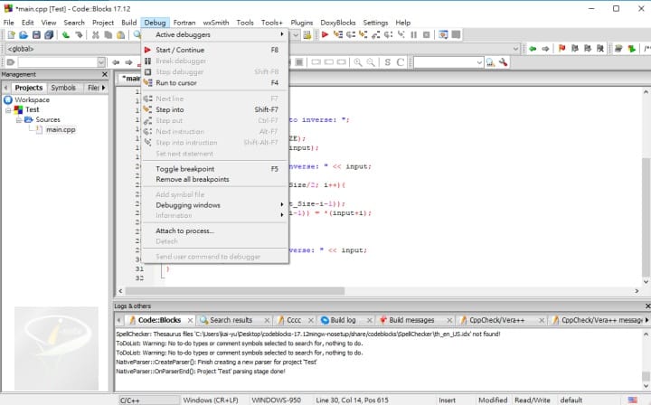 [下載] Code::Blocks 17.12 英文安裝版 ~ 優秀的C/C++程式編輯器 - 海芋小站