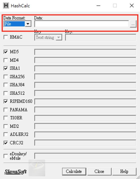 HashCalc 2.02 英文免安裝版 ~ 免費的雜湊碼計算工具 - 海芋小站
