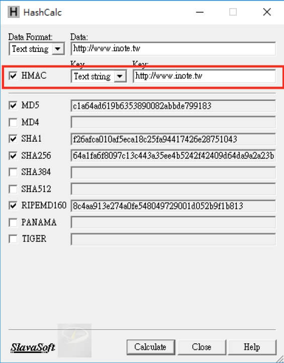 HashCalc 2.02 英文免安裝版 ~ 免費的雜湊碼計算工具 - 海芋小站